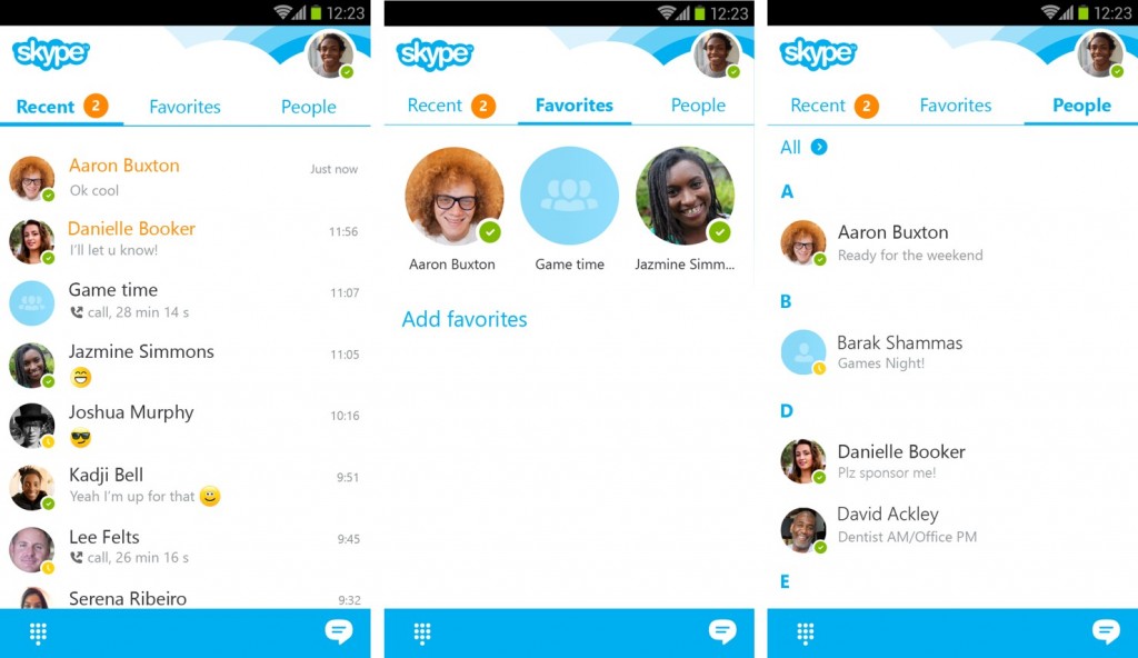 Ανανεωμένο Skype 5.6 για Android συσκευές